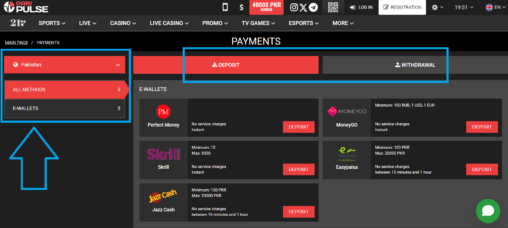 PariPulse Pakistan ⊕ Online Bookmaker 【 PariPulse 】 Online sports ...